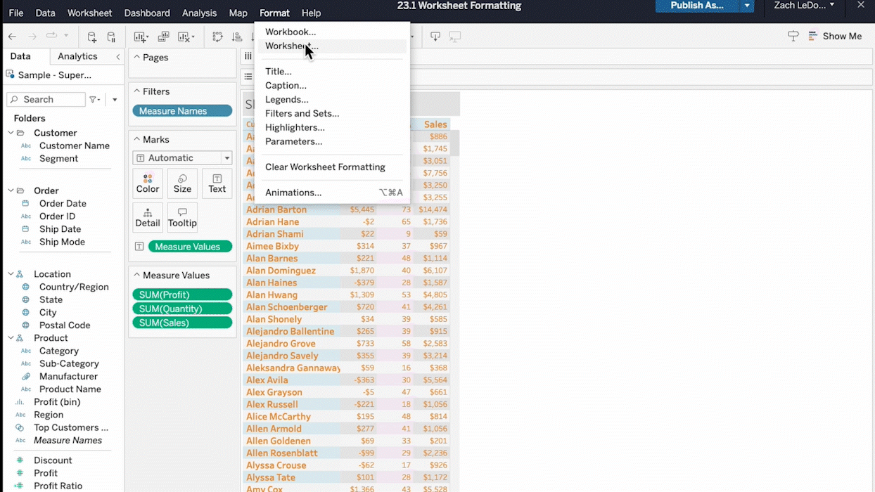 Tableau 2023.1 New Features