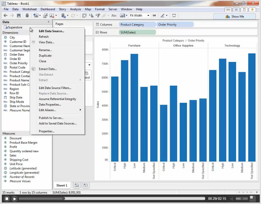 Editing Data Connections and Data Sources