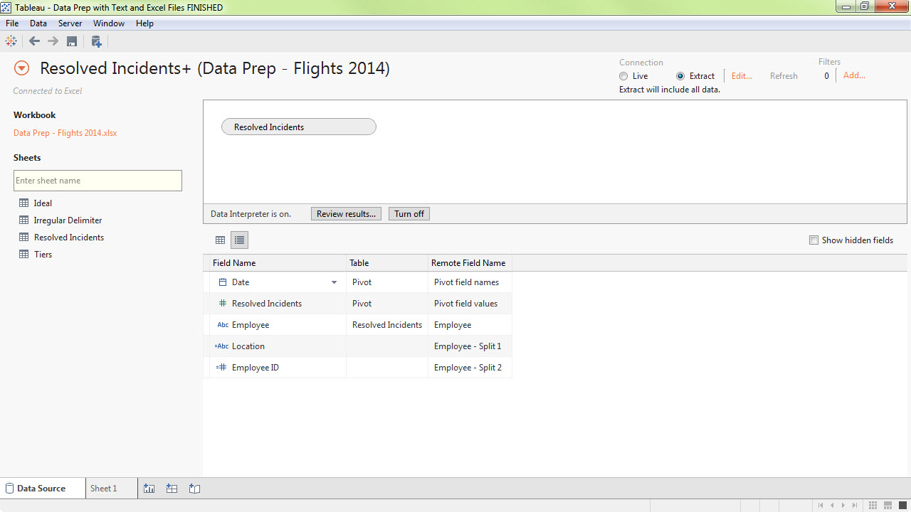 Data Prep with Text and Excel Files